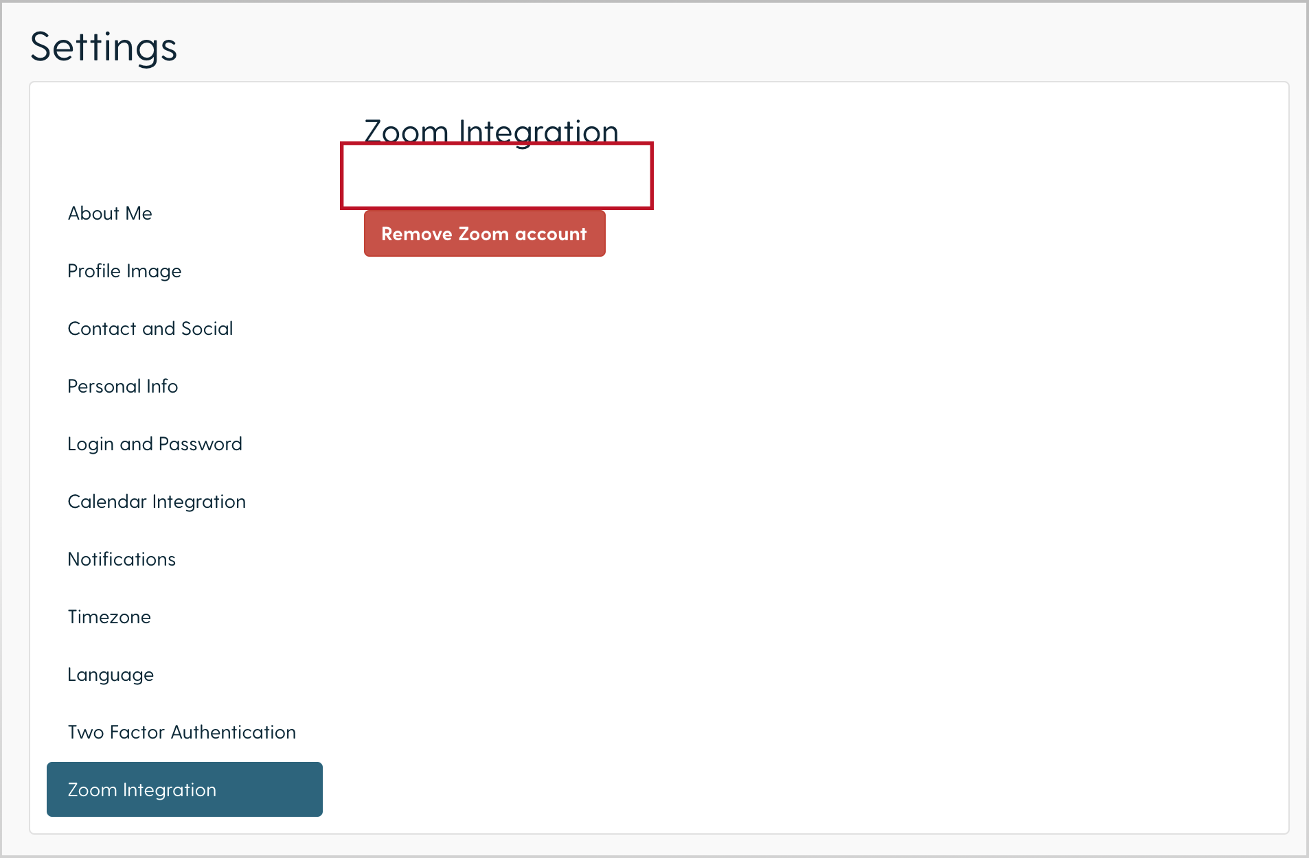 Zoom Integration — Troubleshooting